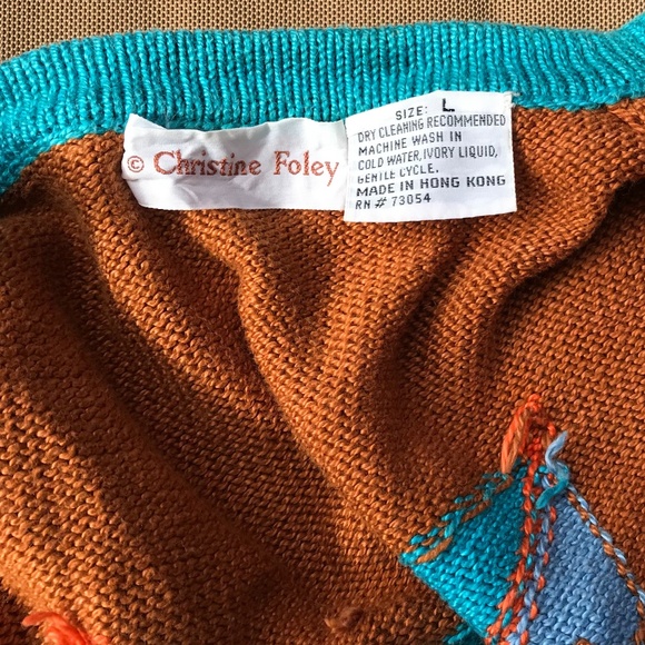 Christine Foley | Sweaters | Vintage Christine Foley Art To Wear ...